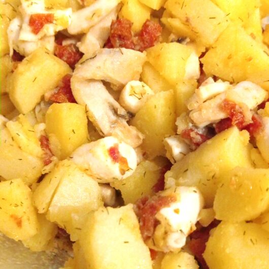 Patate me karrota në tigan - Ke ngrënë?